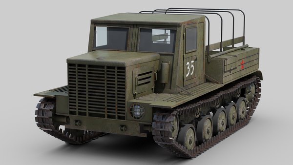 YA 12 Artillerie-Traktor 3D-Modell - TurboSquid 1588769