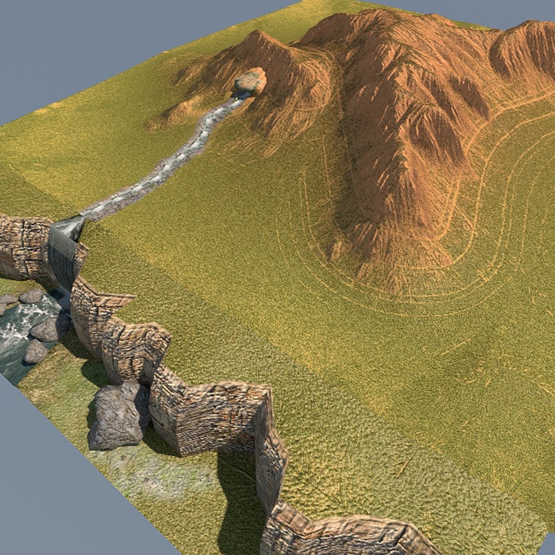 mountain terrain 3ds