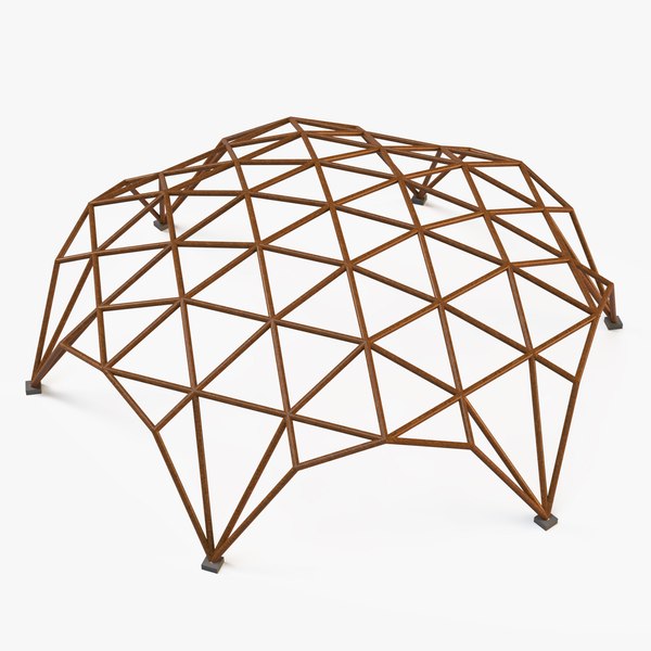 modelo 3d Hexagonal Geodesic Structure - TurboSquid 2075036