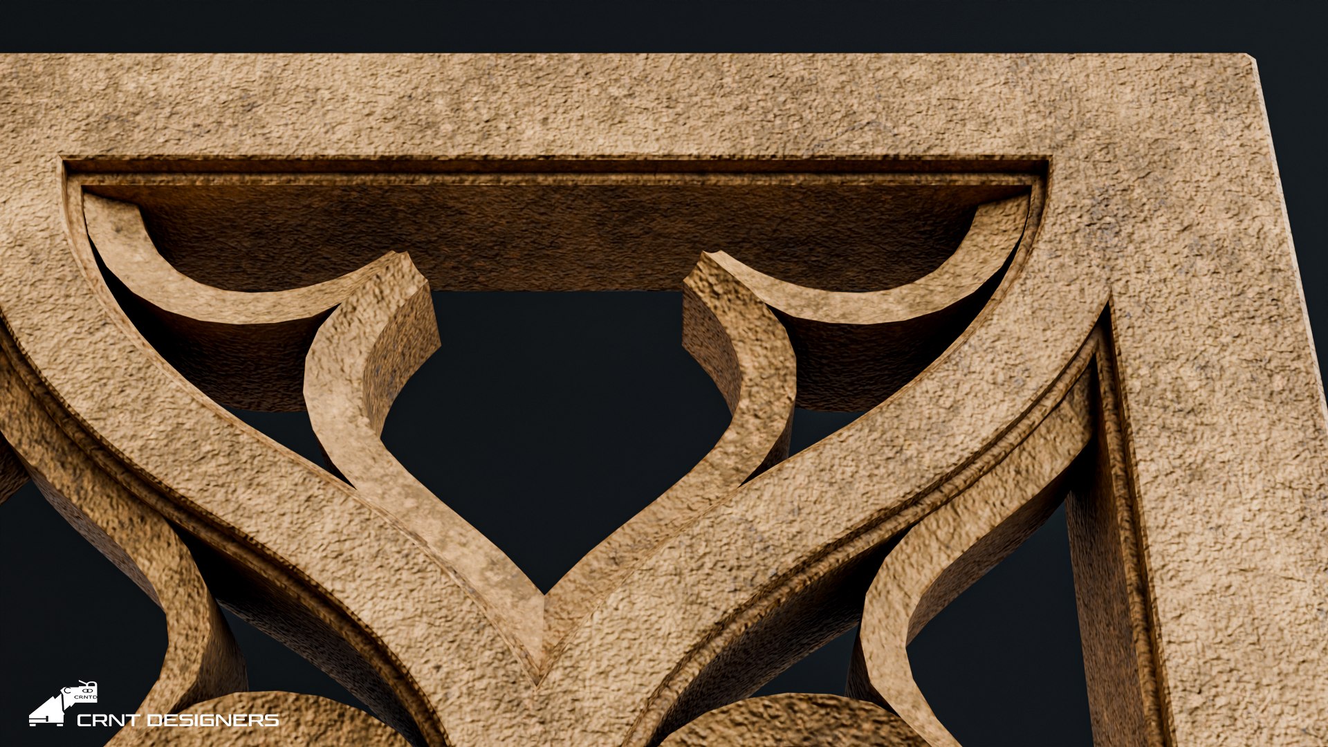 3D Gothic Wall Panel Ornament Low-poly 3D Model Model - TurboSquid 2519133