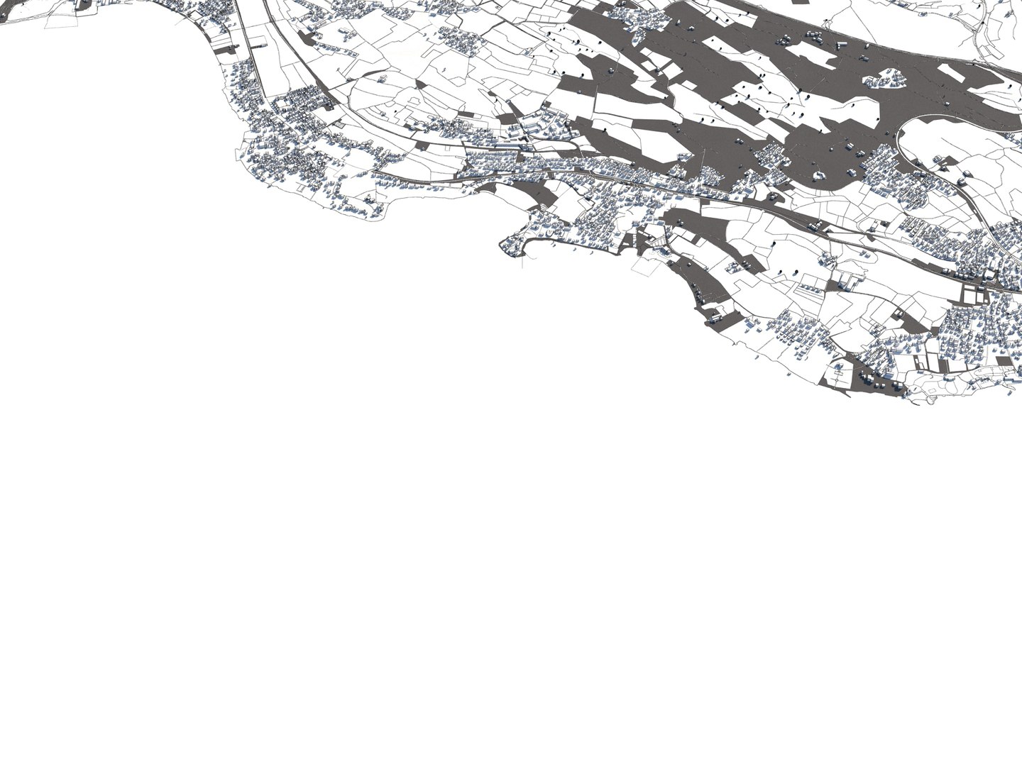 3D buildings houses maps model - TurboSquid 1634039