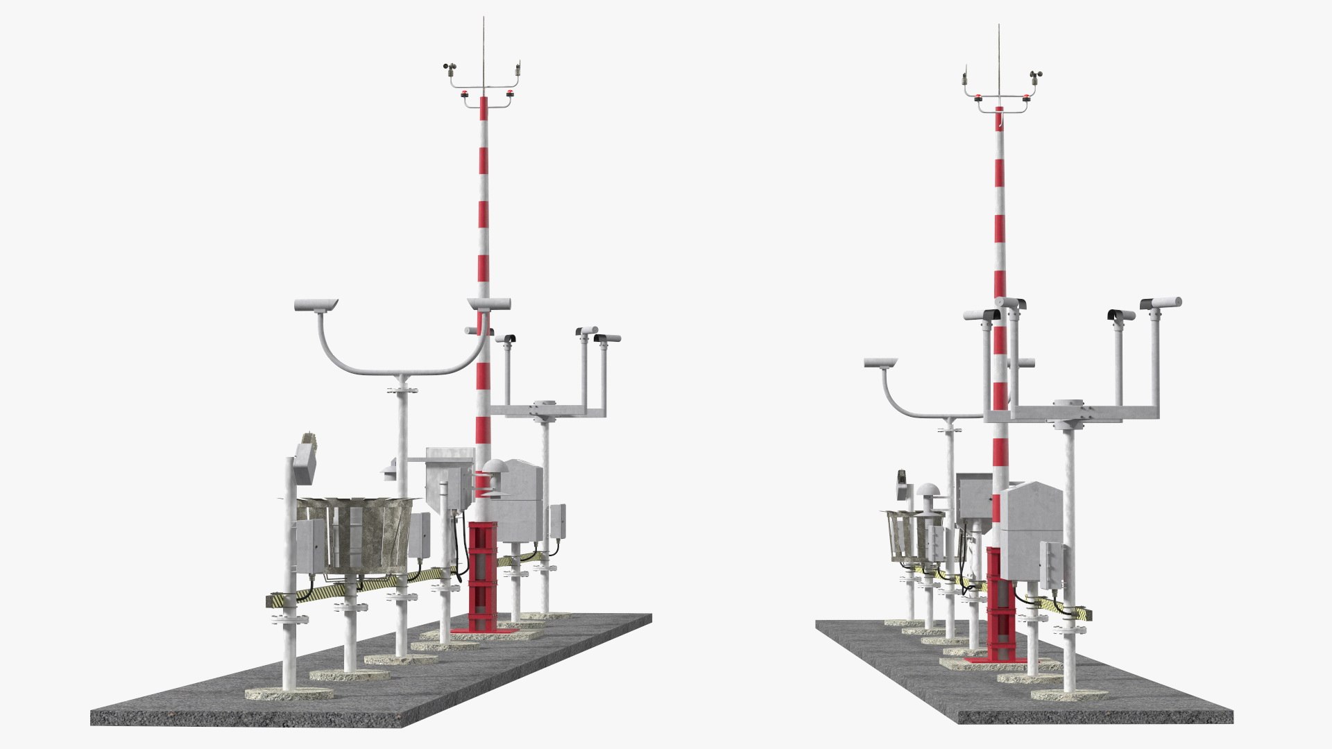 3D Automated Weather Observation System AWOS Set - TurboSquid 1740679