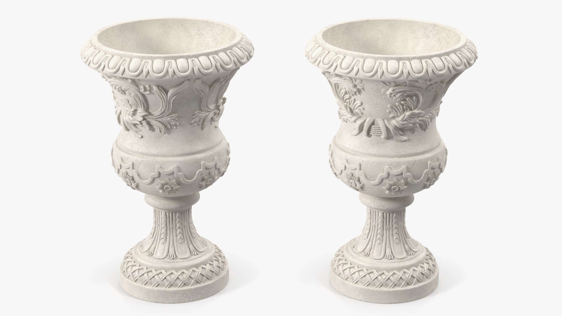 3D Provence Planter Urn h70 - TurboSquid 1947598