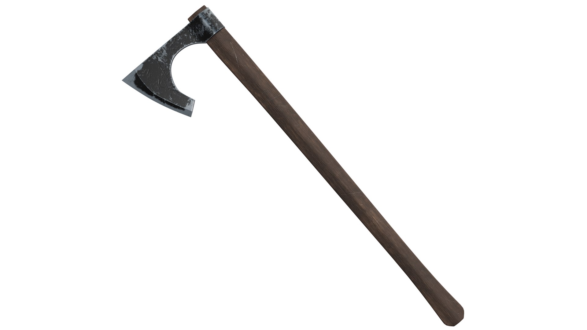 Battle Axe 02 3D Model - TurboSquid 2429217