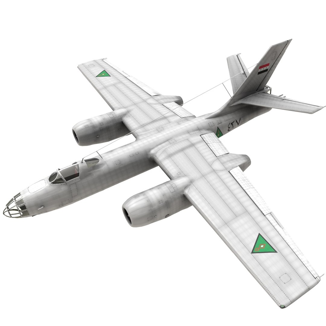 Ilyushin Il-28 Bomber Iraqi 3D Model - TurboSquid 1165598