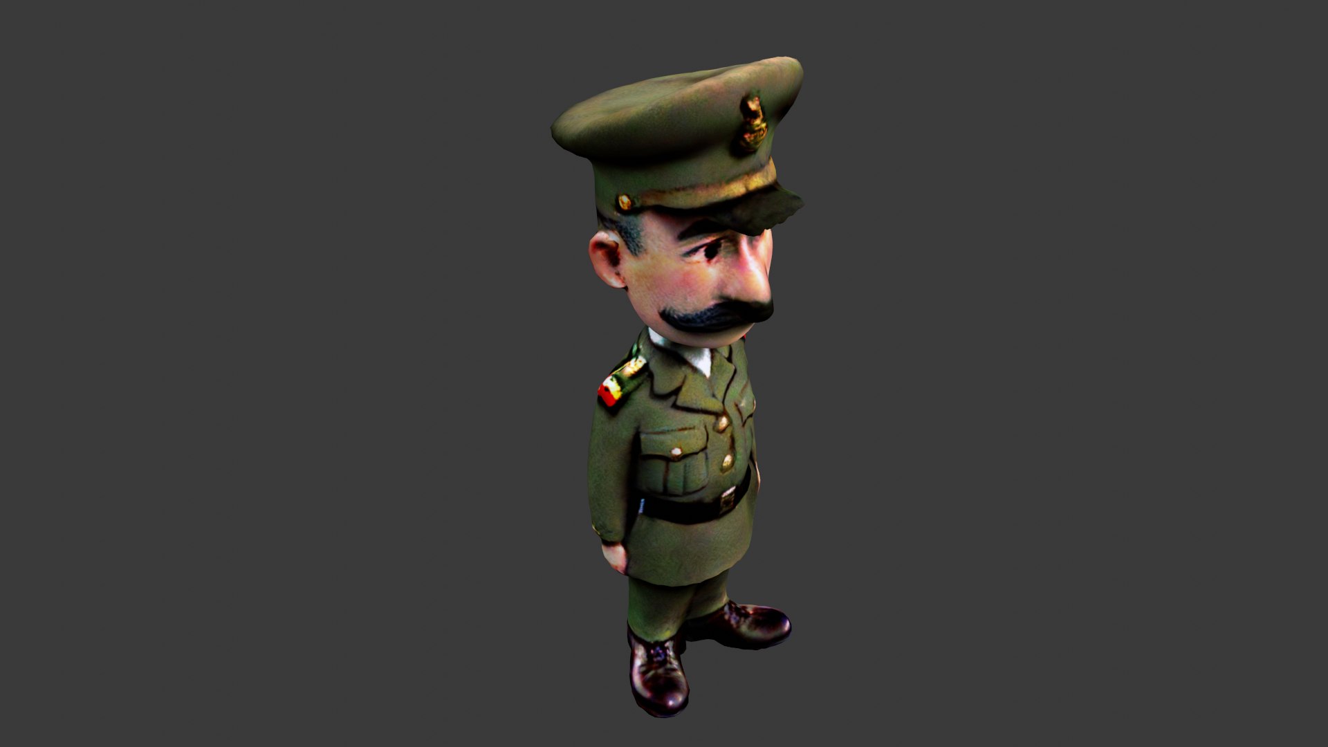 World War II Commander 3D Model - TurboSquid 2126994