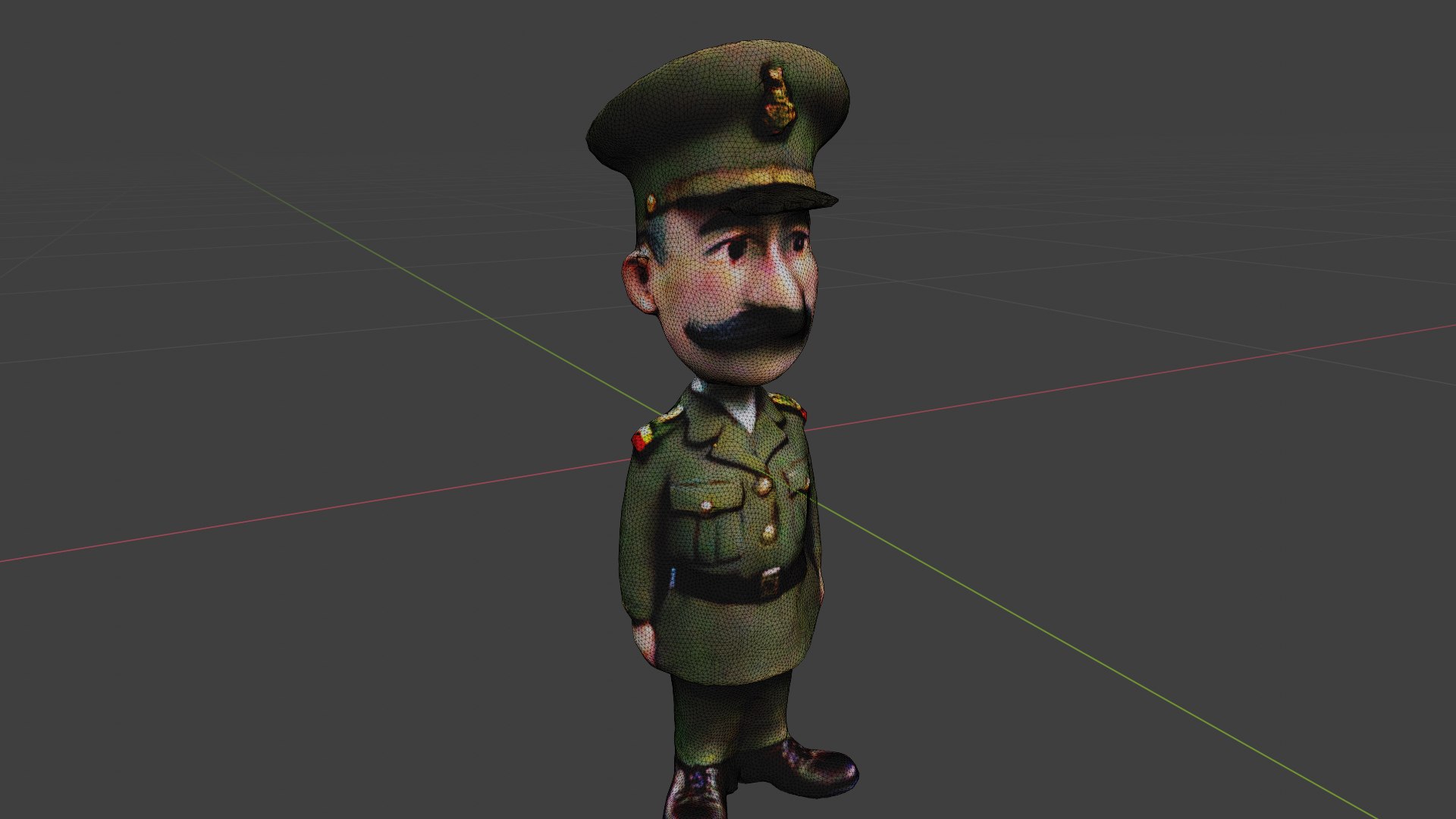 World War II Commander 3D Model - TurboSquid 2126994