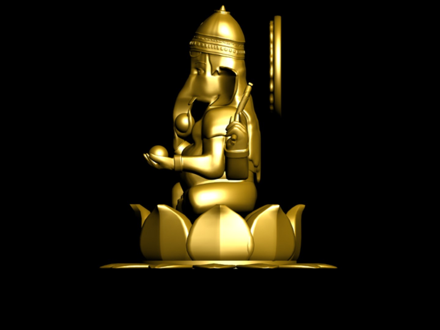 Free Ganesh Hindu Ganesha 3d Model