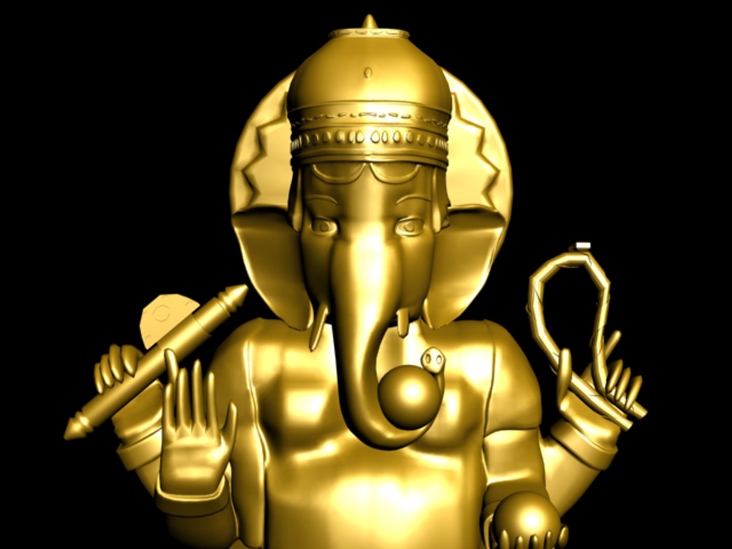 Free Ganesh Hindu Ganesha 3d Model