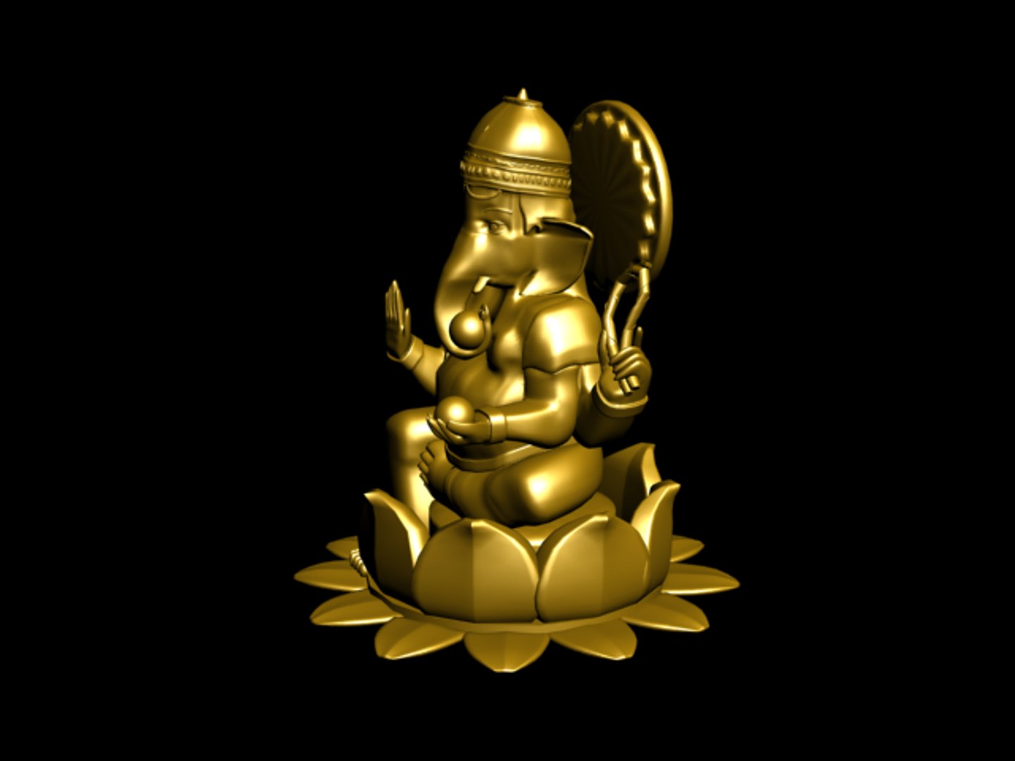 Free Ganesh Hindu Ganesha 3d Model
