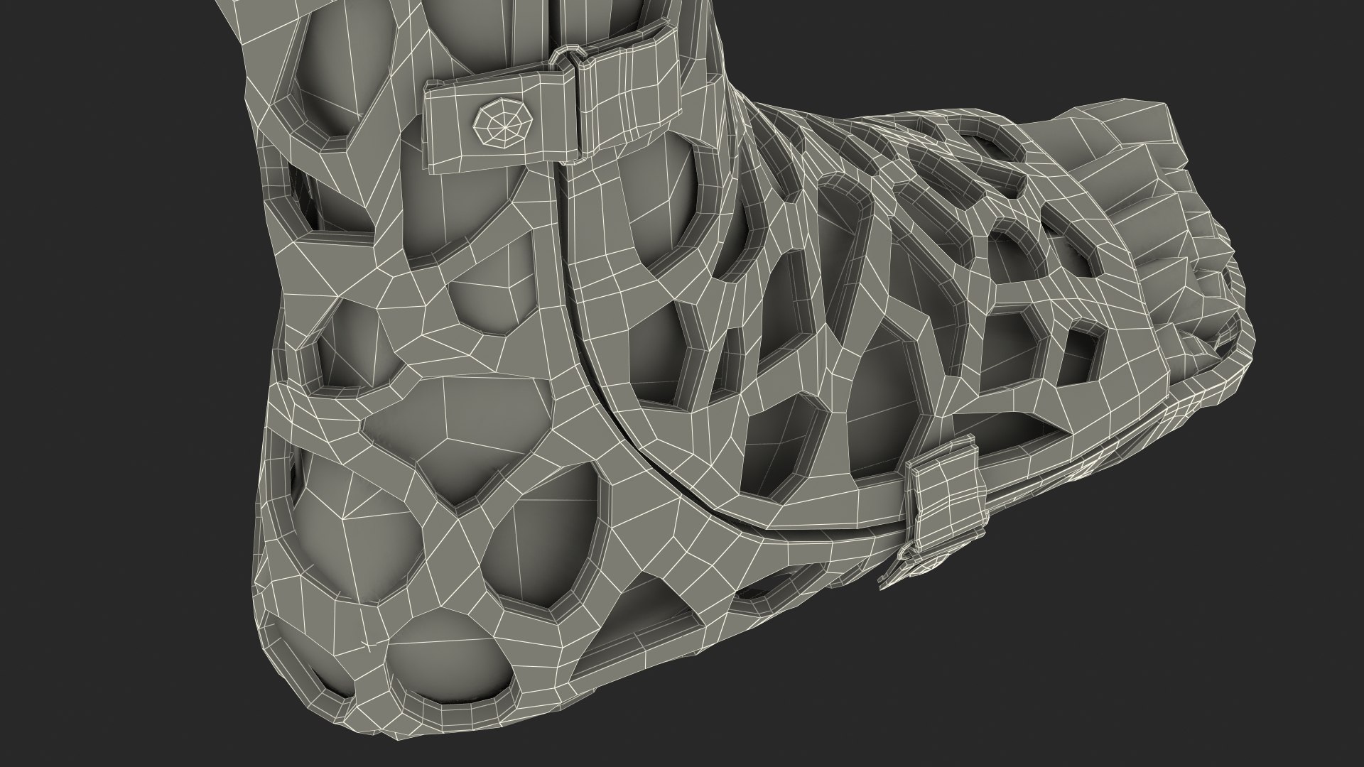 3D-Printed Orthopedic Cast On Leg model - TurboSquid 1900350