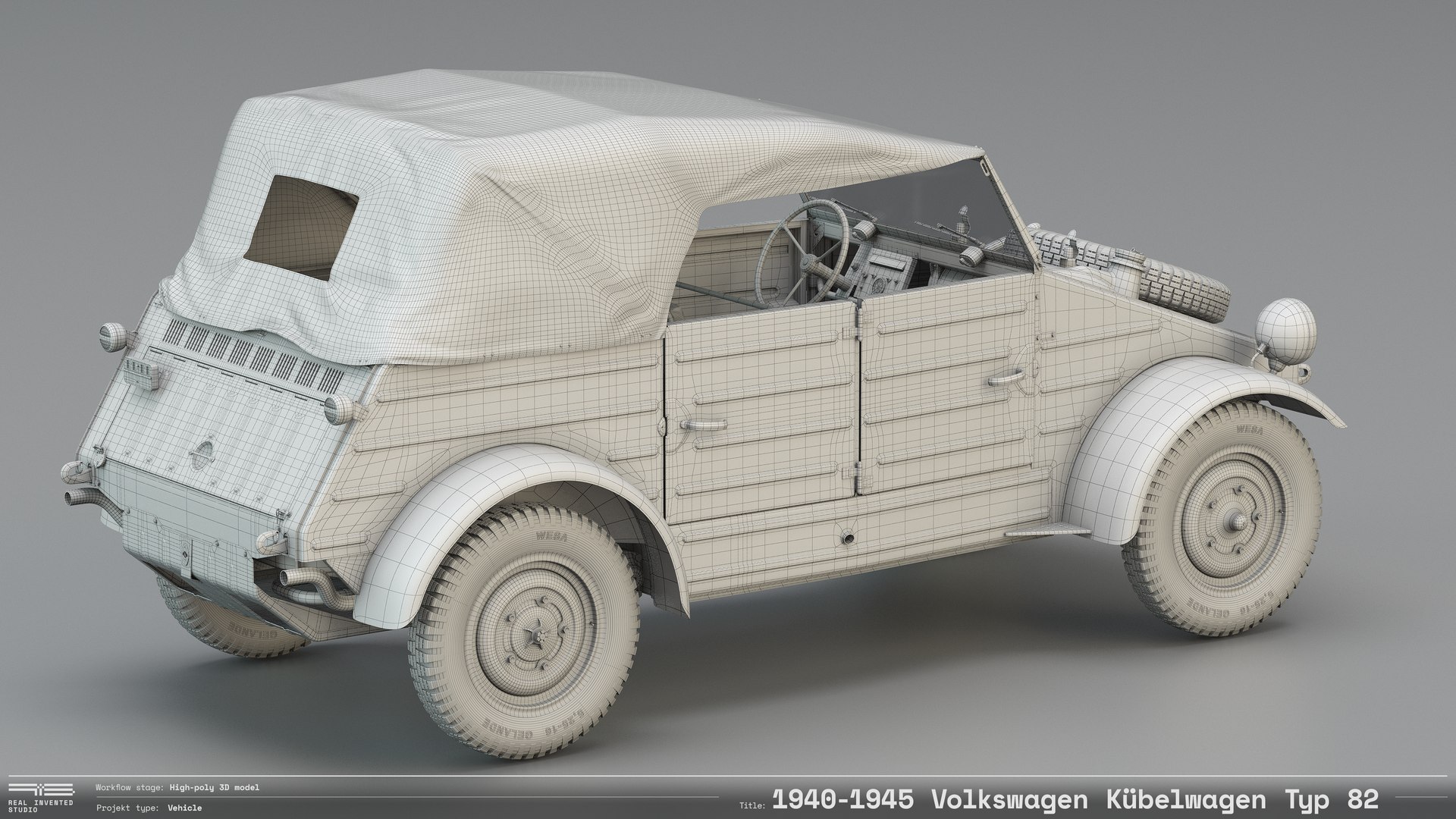 Volkswagen Kubelwagen Typ 82 3D - TurboSquid 2282192