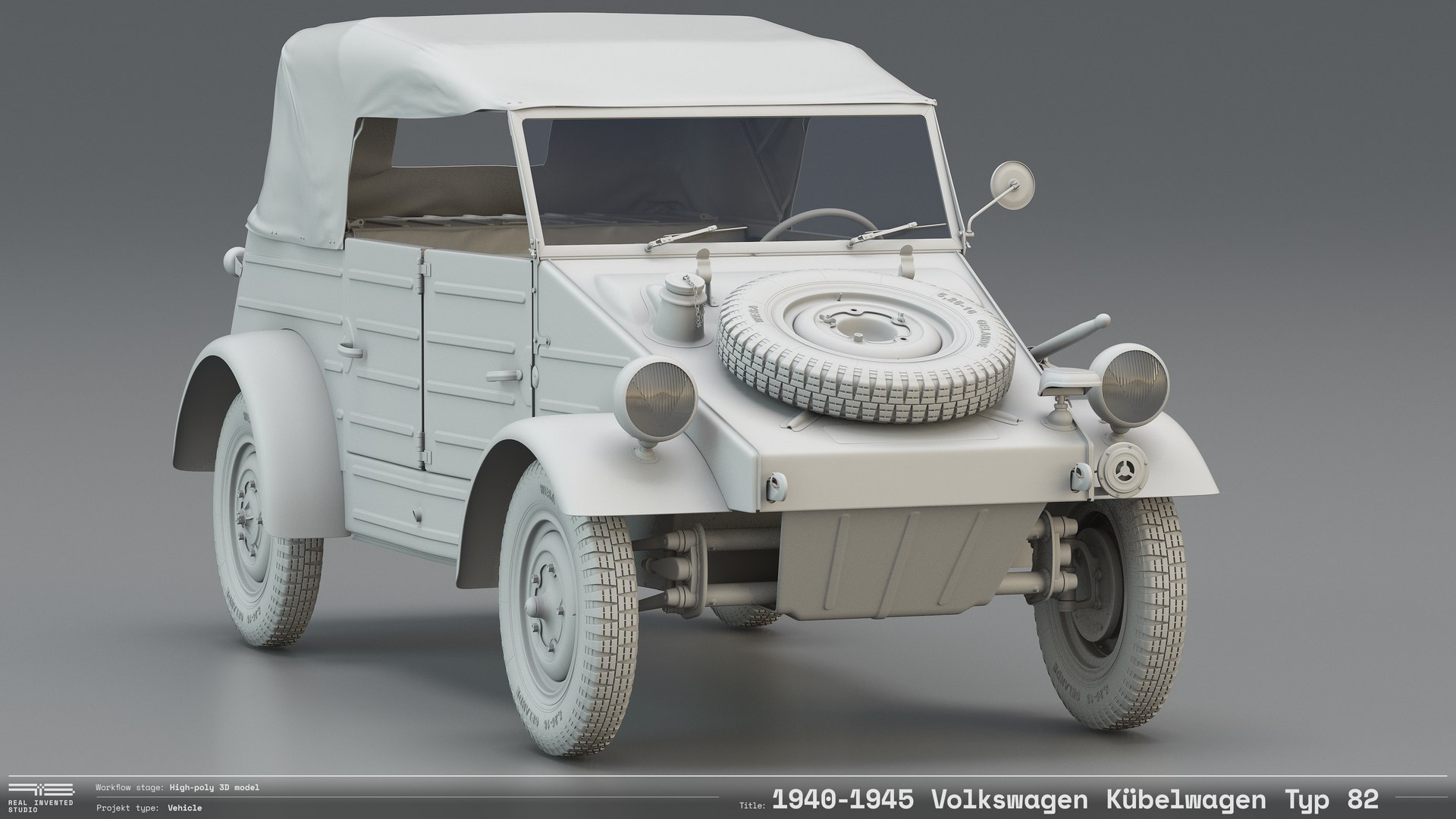 Volkswagen Kubelwagen Typ 82 3D - TurboSquid 2282192