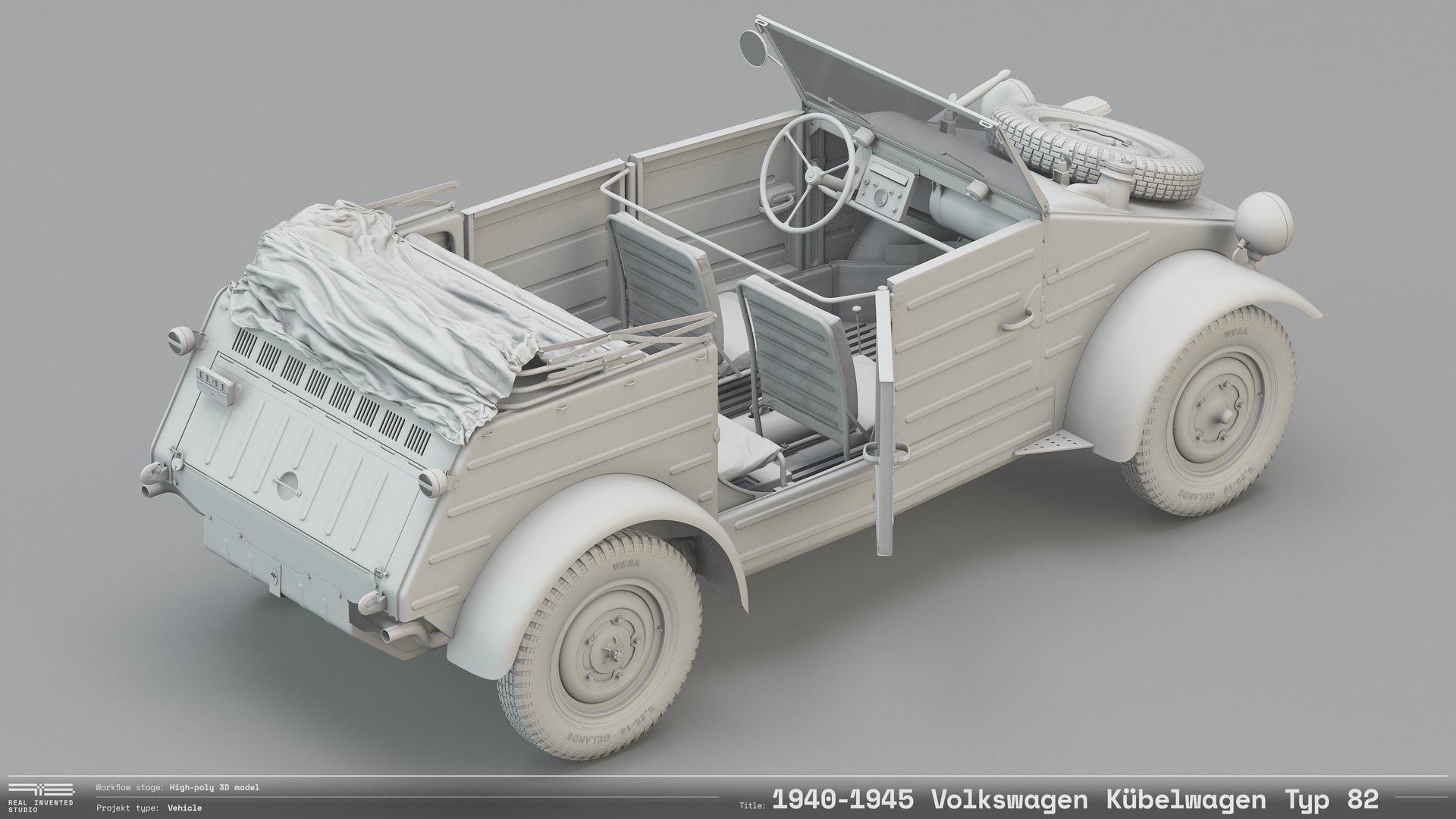 Volkswagen Kubelwagen Typ 82 3D - TurboSquid 2282192
