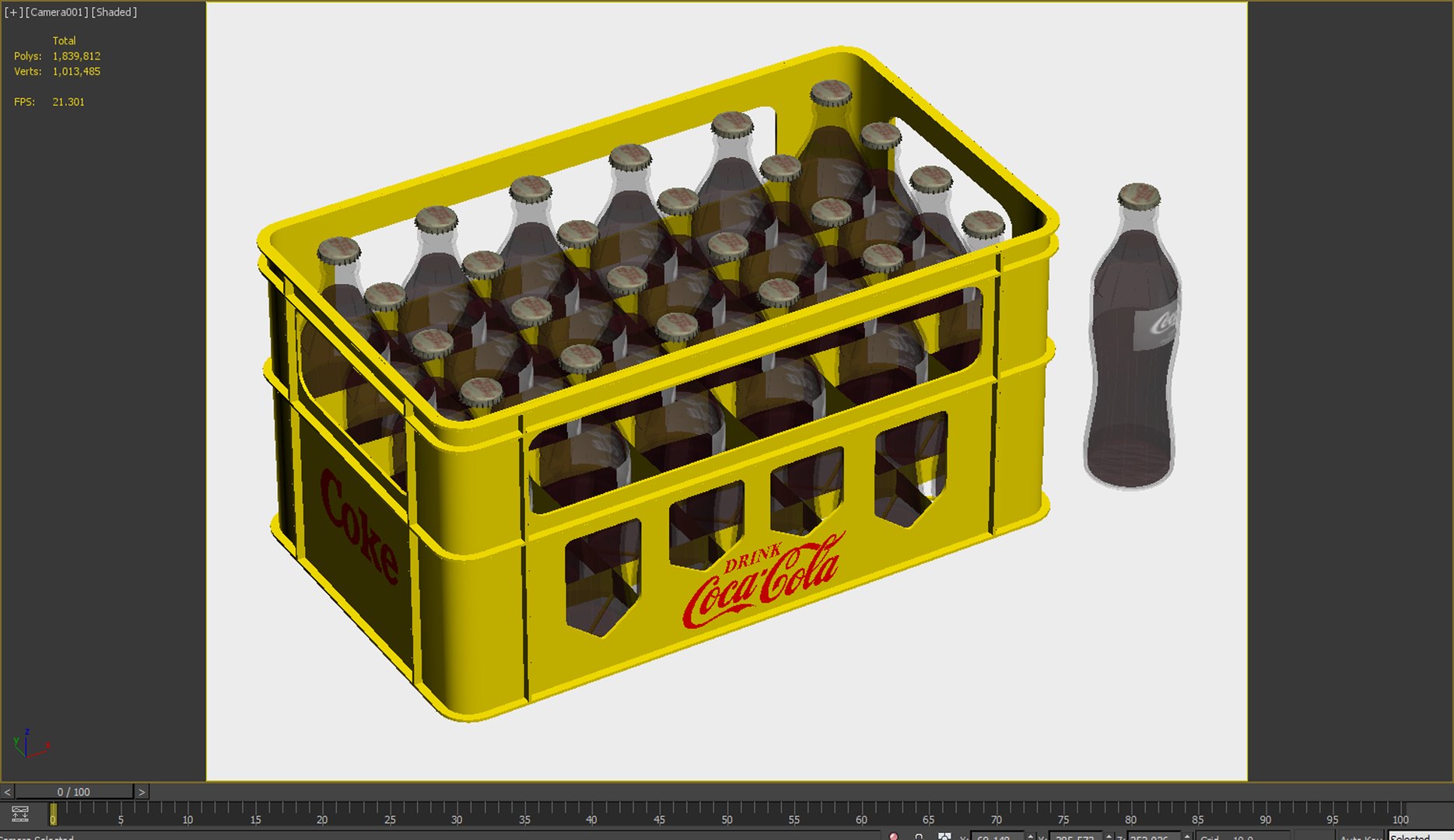 Soda Beer Storage Basket Cola Storage Box Wine Utensils Wine Box 3D ...