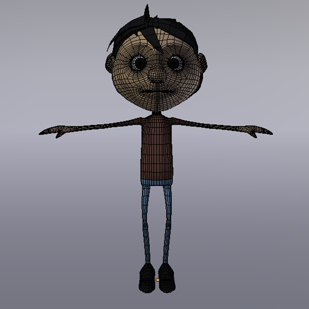 Character Cartoon 3d Obj