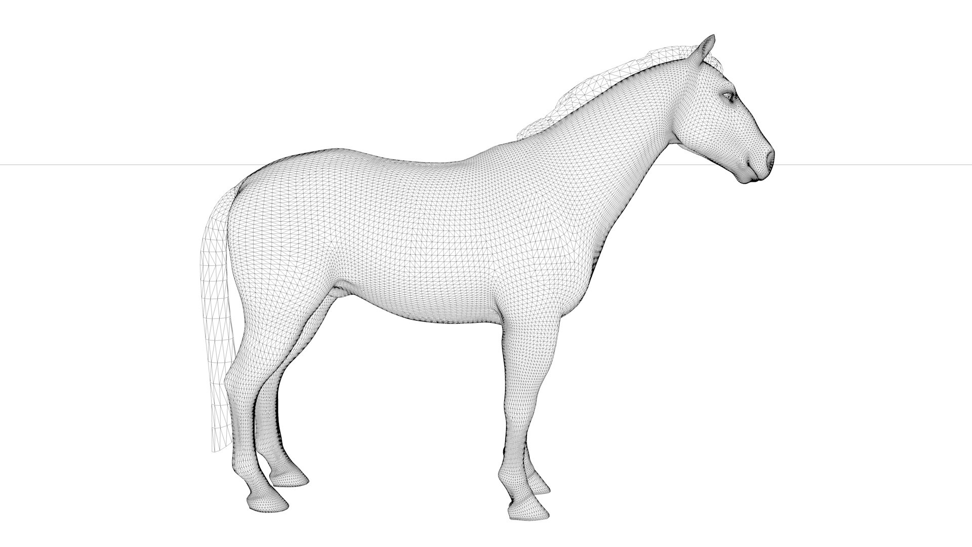 3D Realistic Horse Model - TurboSquid 2348752