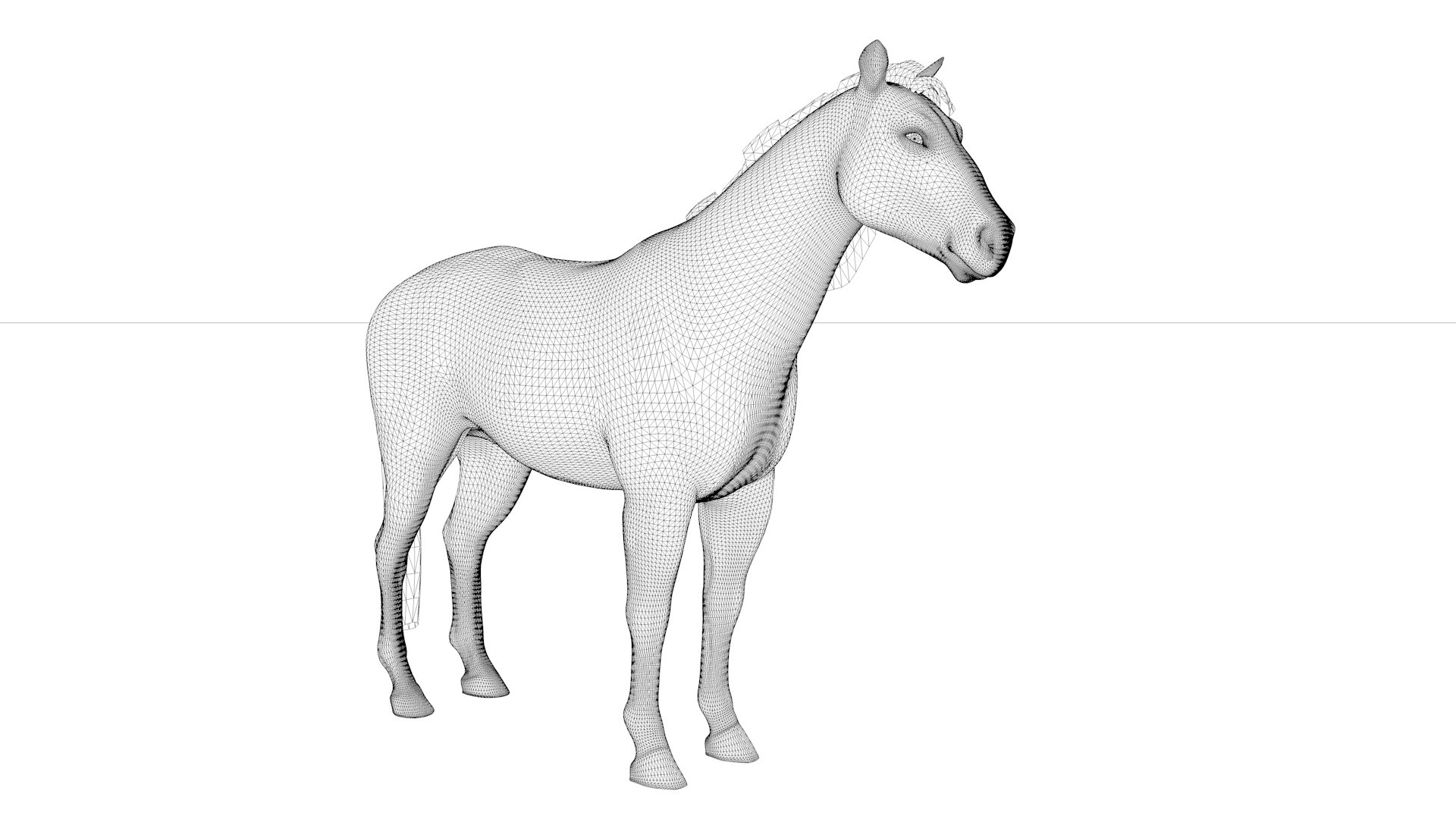 3D Realistic Horse Model - TurboSquid 2348752