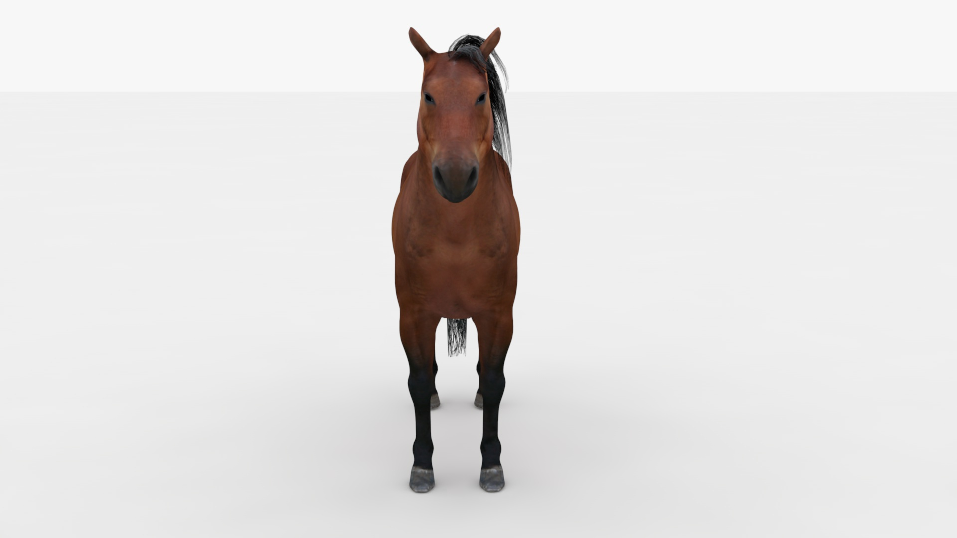 3D Realistic Horse Model - TurboSquid 2348752