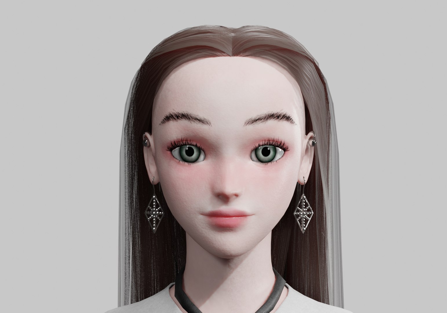 3D Cute Standard Woman V32420 Model - TurboSquid 2278305