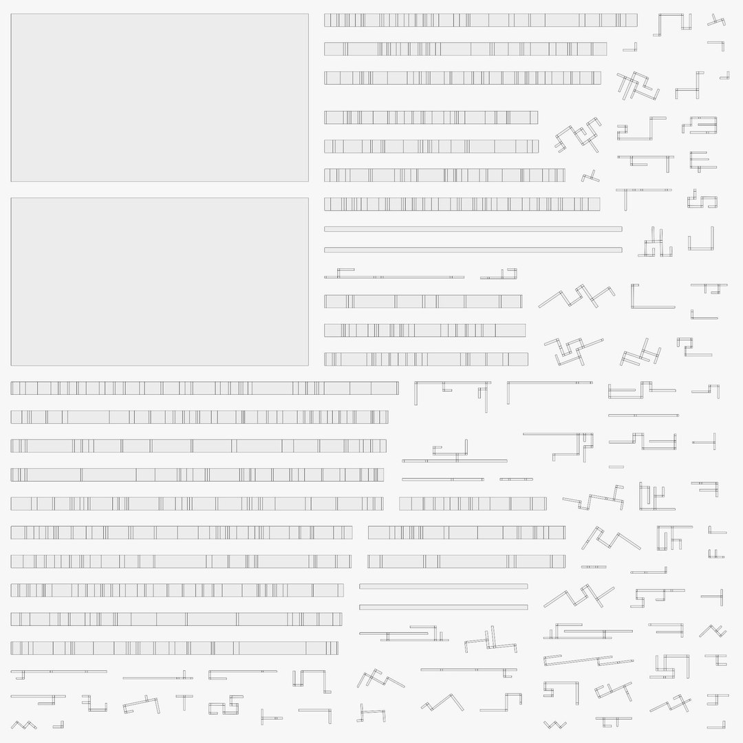 Rectangular Labyrinth 2 3D - TurboSquid 2048042