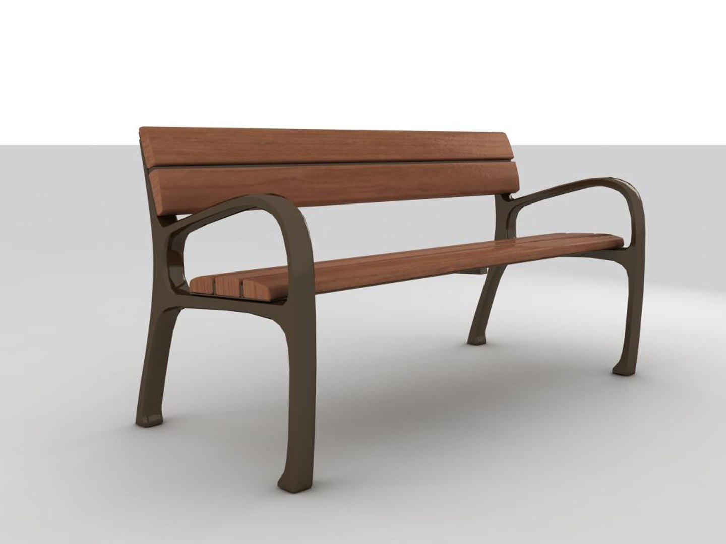 Bench 3d Max