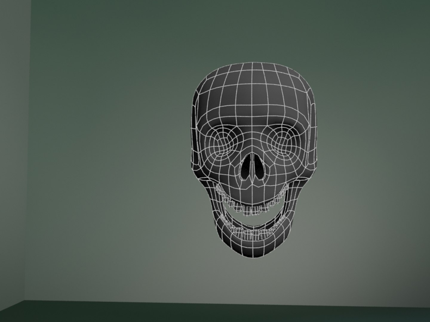 3d Model Simple Skull