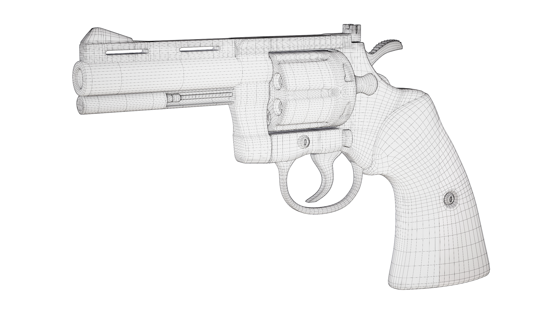 3D model Colt Python 357 Revolver - TurboSquid 1848685