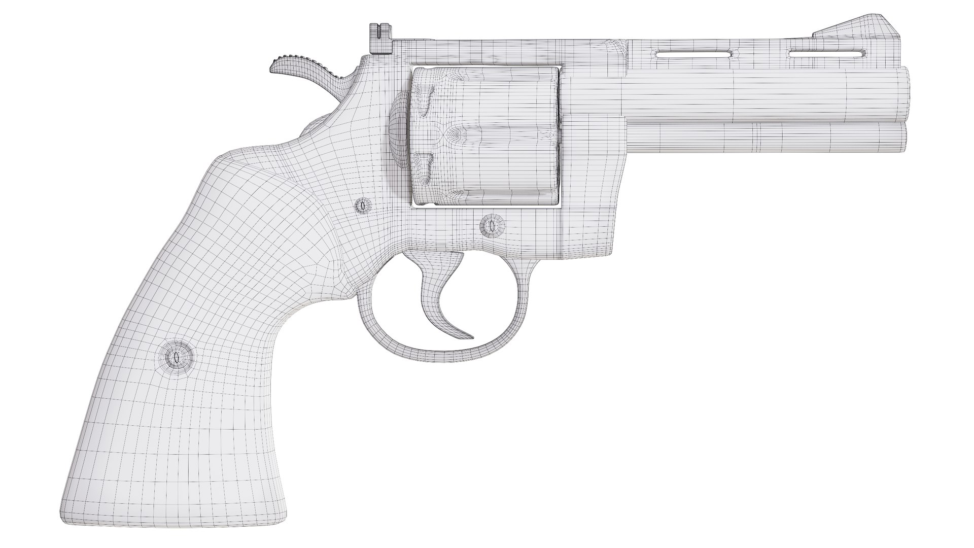 3D Model Colt Python 357 Revolver - TurboSquid 1848685