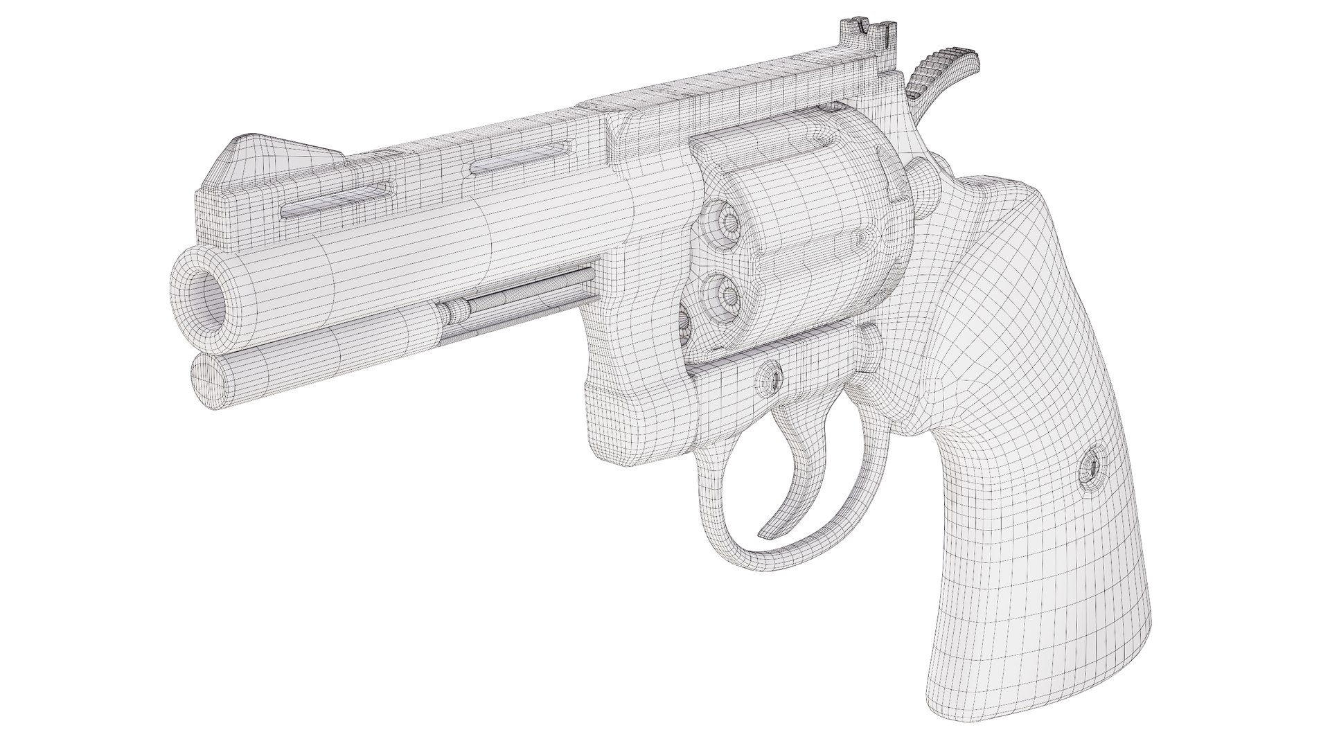 3D Model Colt Python 357 Revolver - TurboSquid 1848685