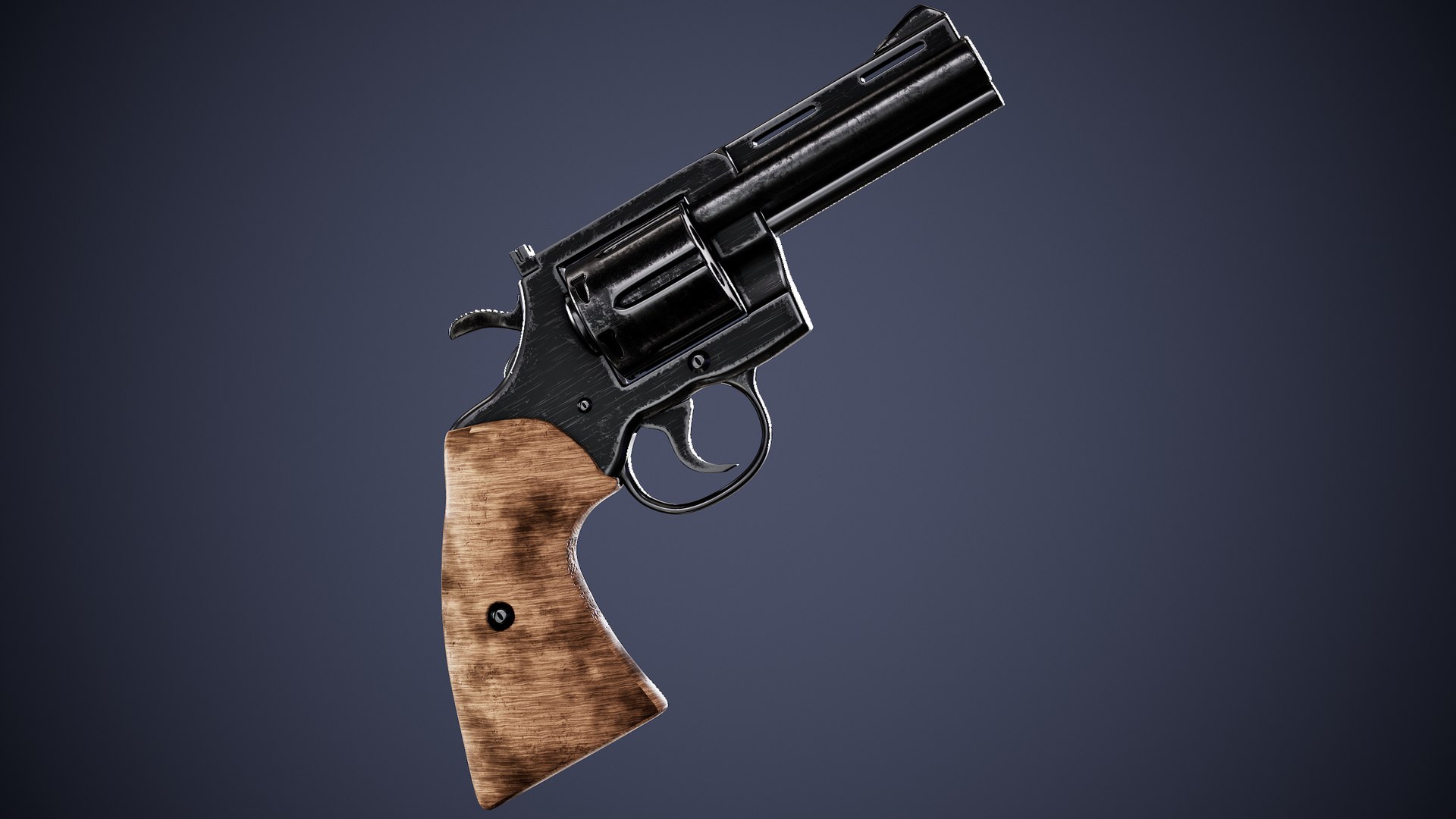 3D Model Colt Python 357 Revolver - TurboSquid 1848685