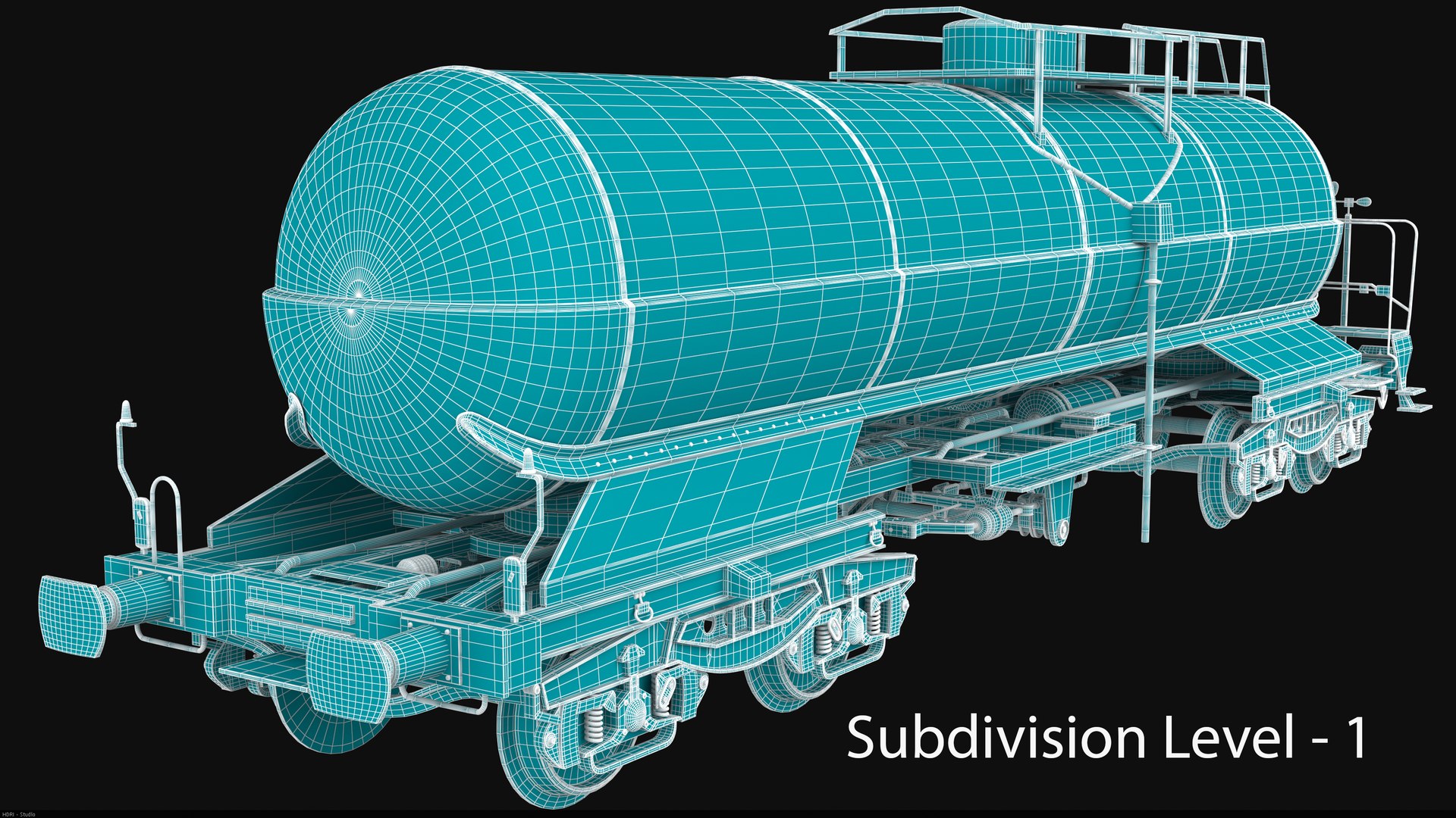 3D Model Railroad Tank Car(1) - TurboSquid 2416235