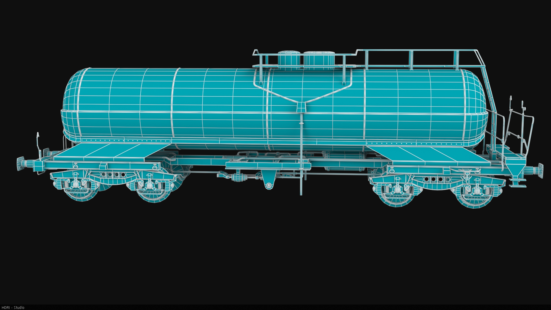 3D Model Railroad Tank Car(1) - TurboSquid 2416235