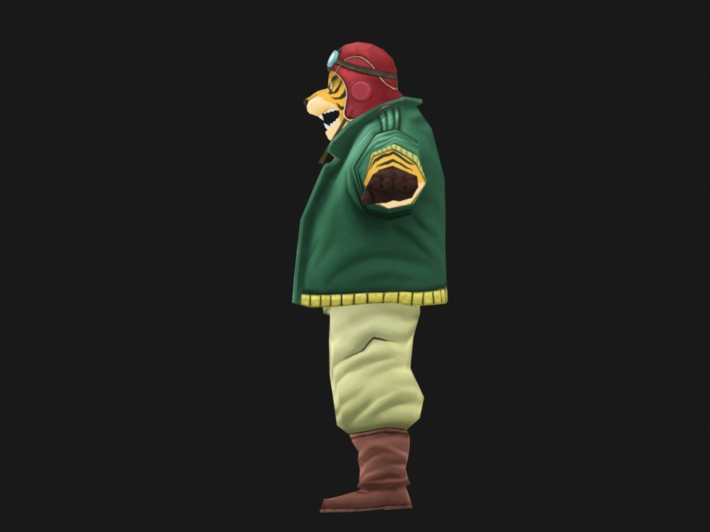 3D Red Ribbon Army Tiger - TurboSquid 1297224