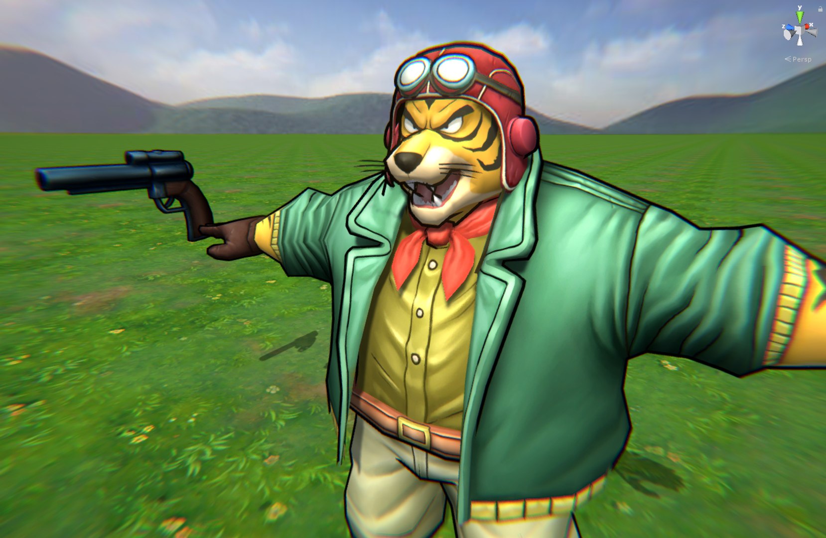 3D Red Ribbon Army Tiger - TurboSquid 1297224