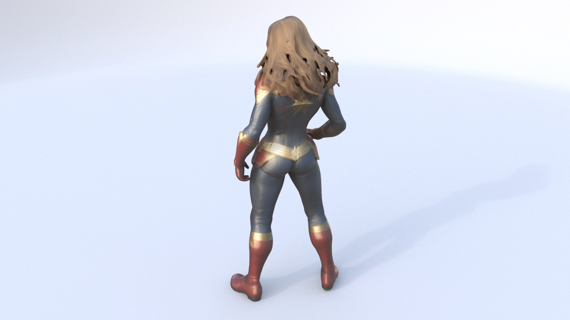 Captain Marvel 3D Model - TurboSquid 2337167