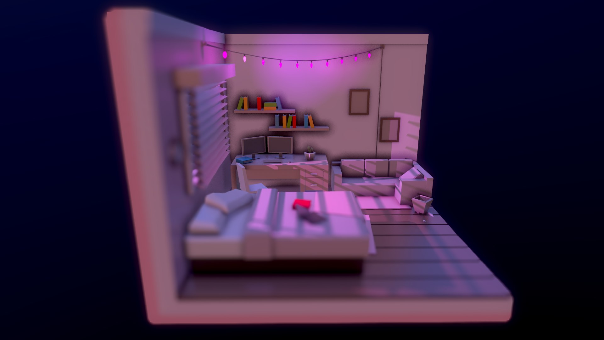 3D Poly Room - TurboSquid 1992519