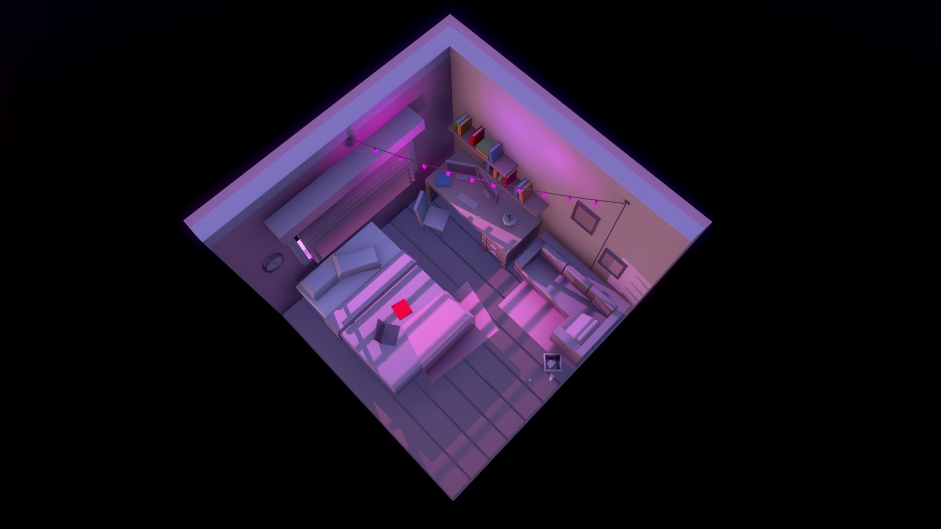 3D Poly Room - TurboSquid 1992519