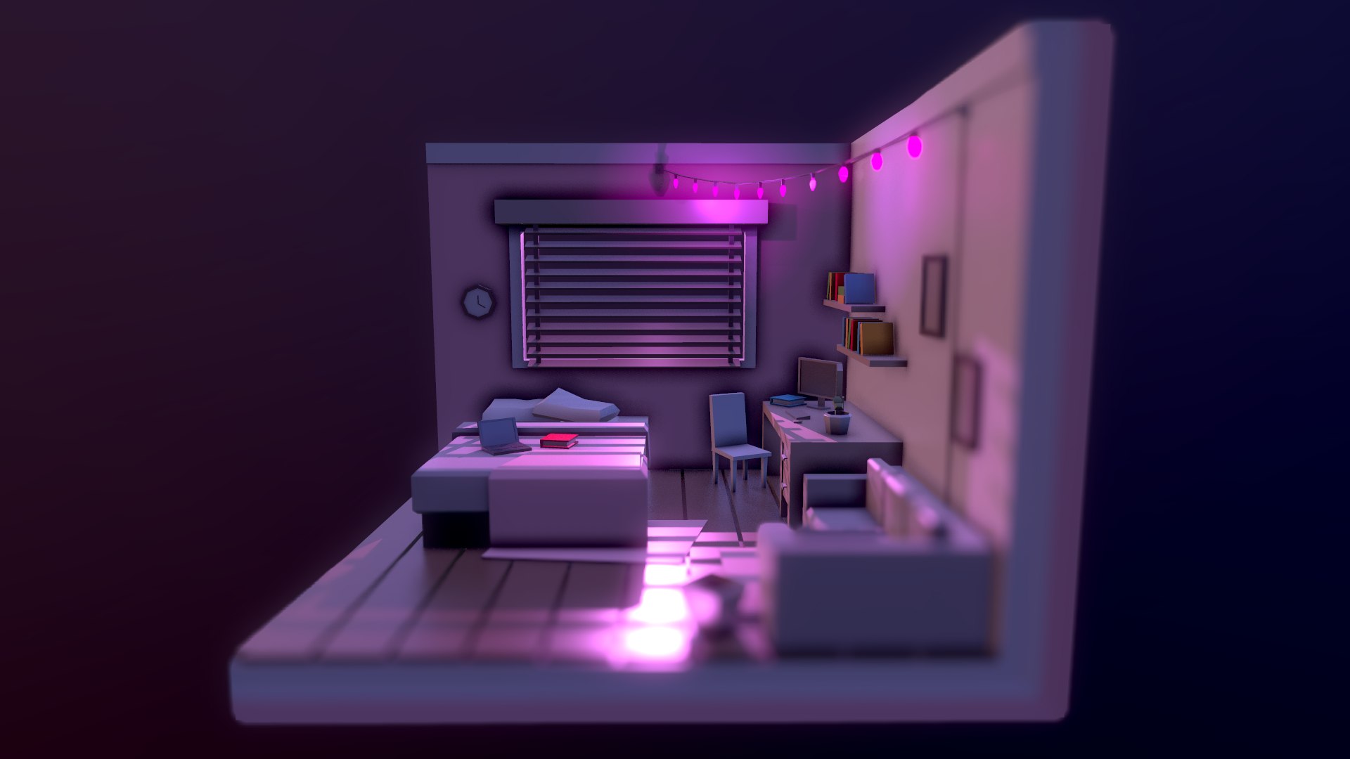 3D Poly Room - TurboSquid 1992519
