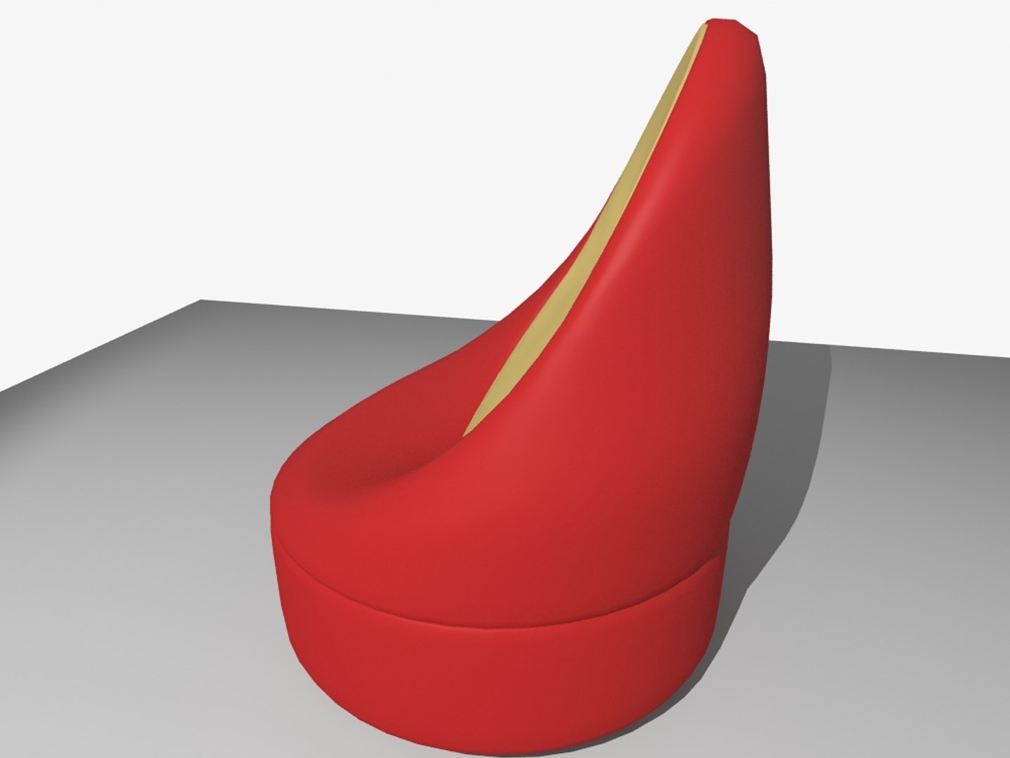 3d Pear Chair