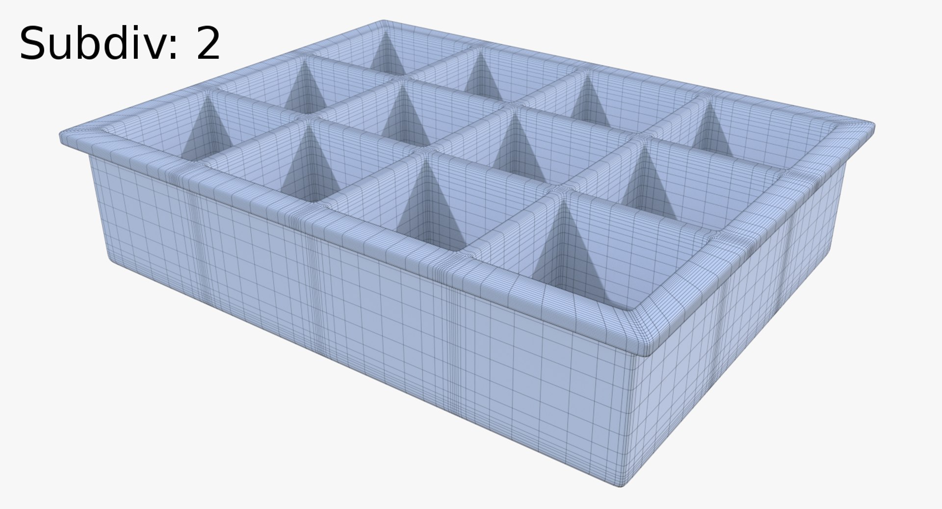 ice cube tray 3d model