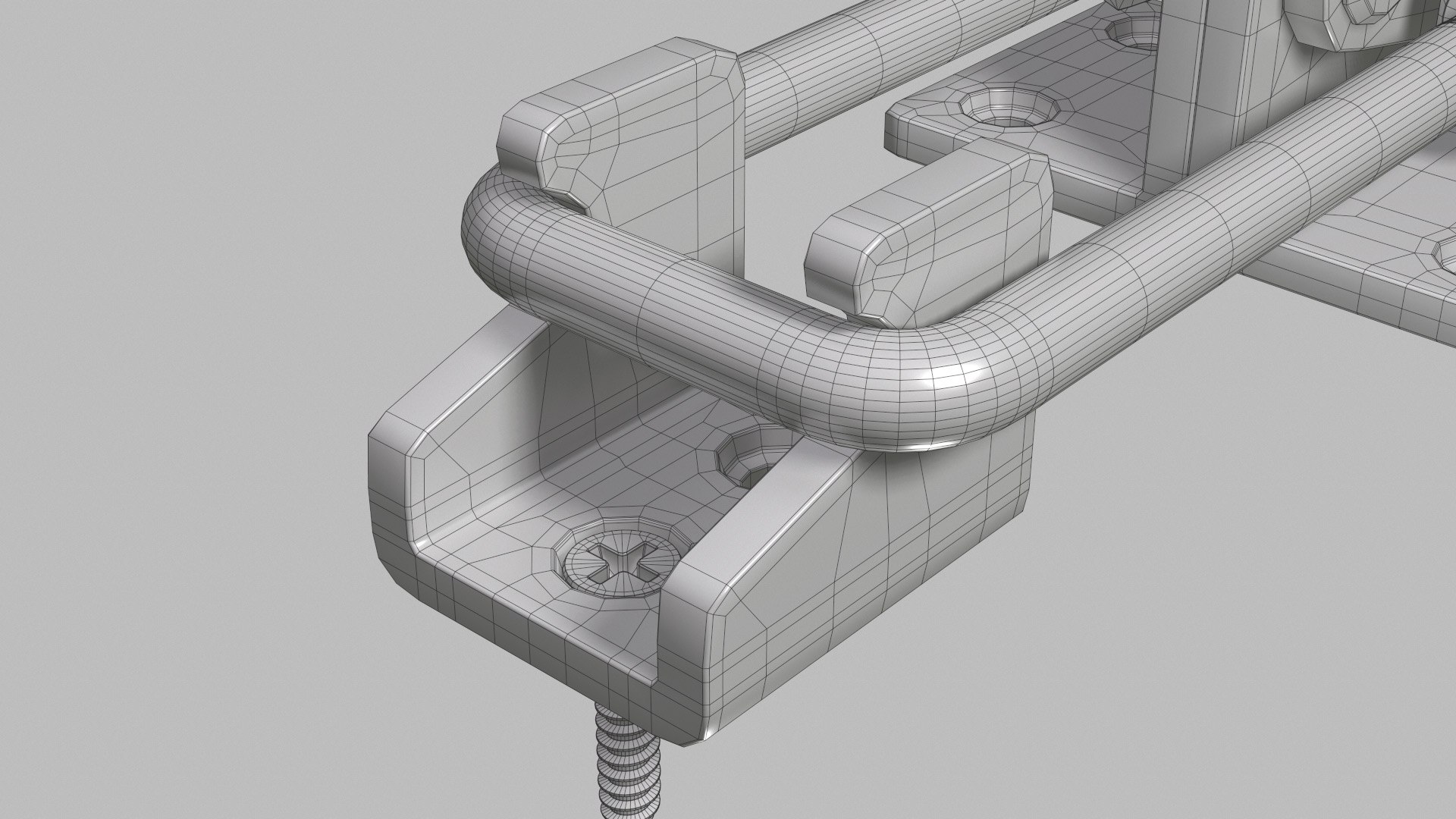 Horizontal Pull-action Latch Toggle 3D Model - TurboSquid 1544754