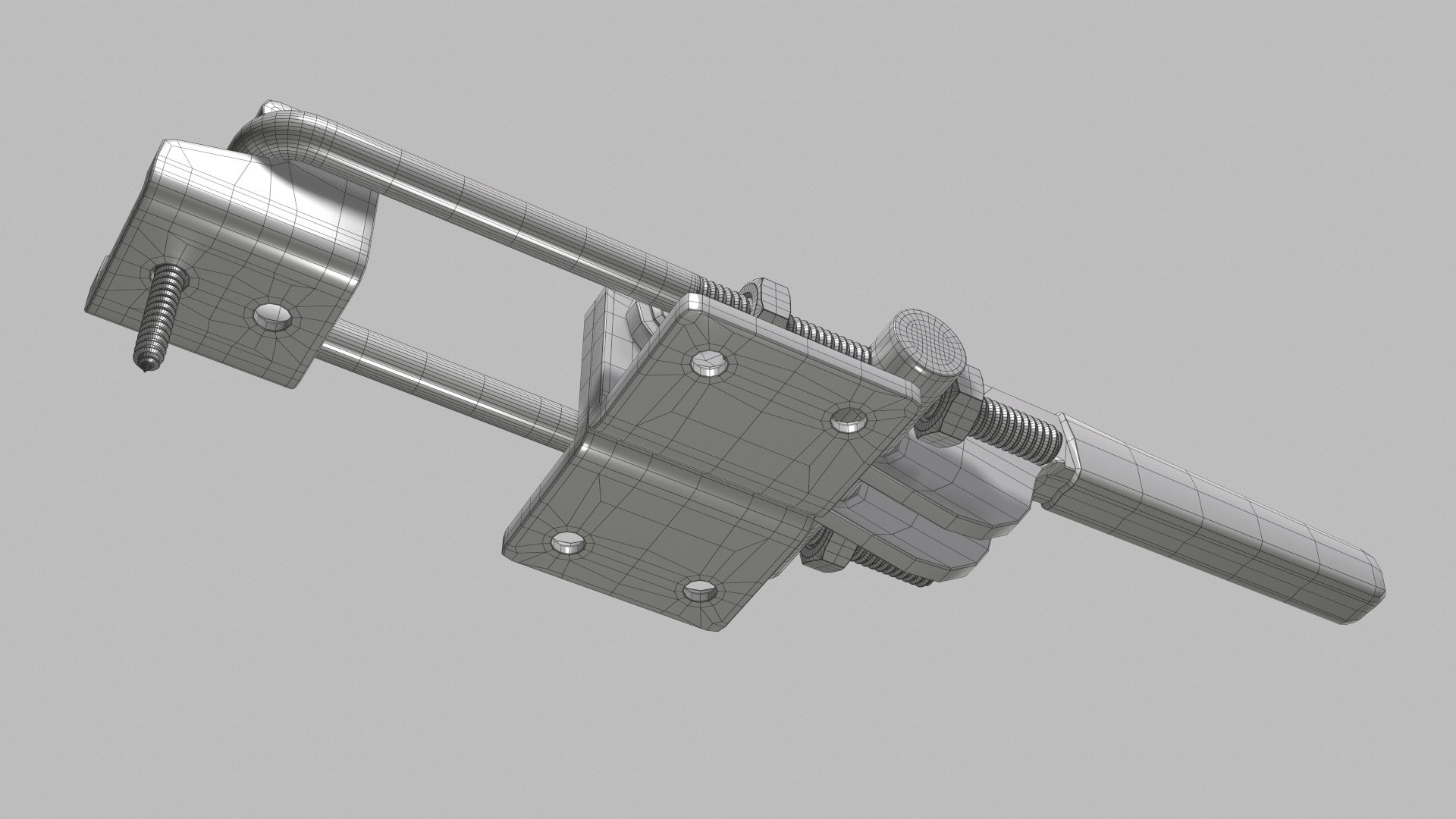 Horizontal Pull-action Latch Toggle 3D Model - TurboSquid 1544754