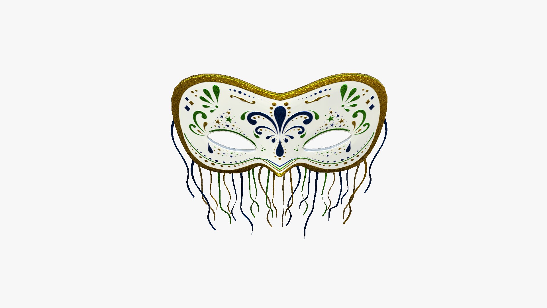 3D model Carnival Mask F03 Brazilian - Costume Character Design ...