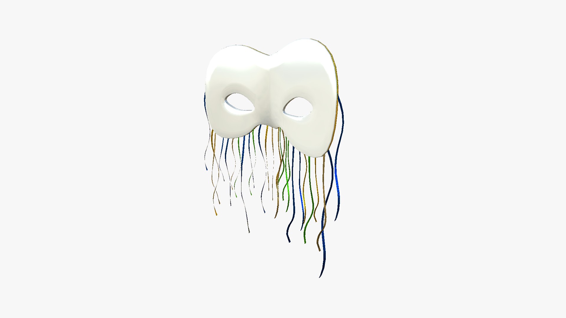 3D model Carnival Mask F03 Brazilian - Costume Character Design ...