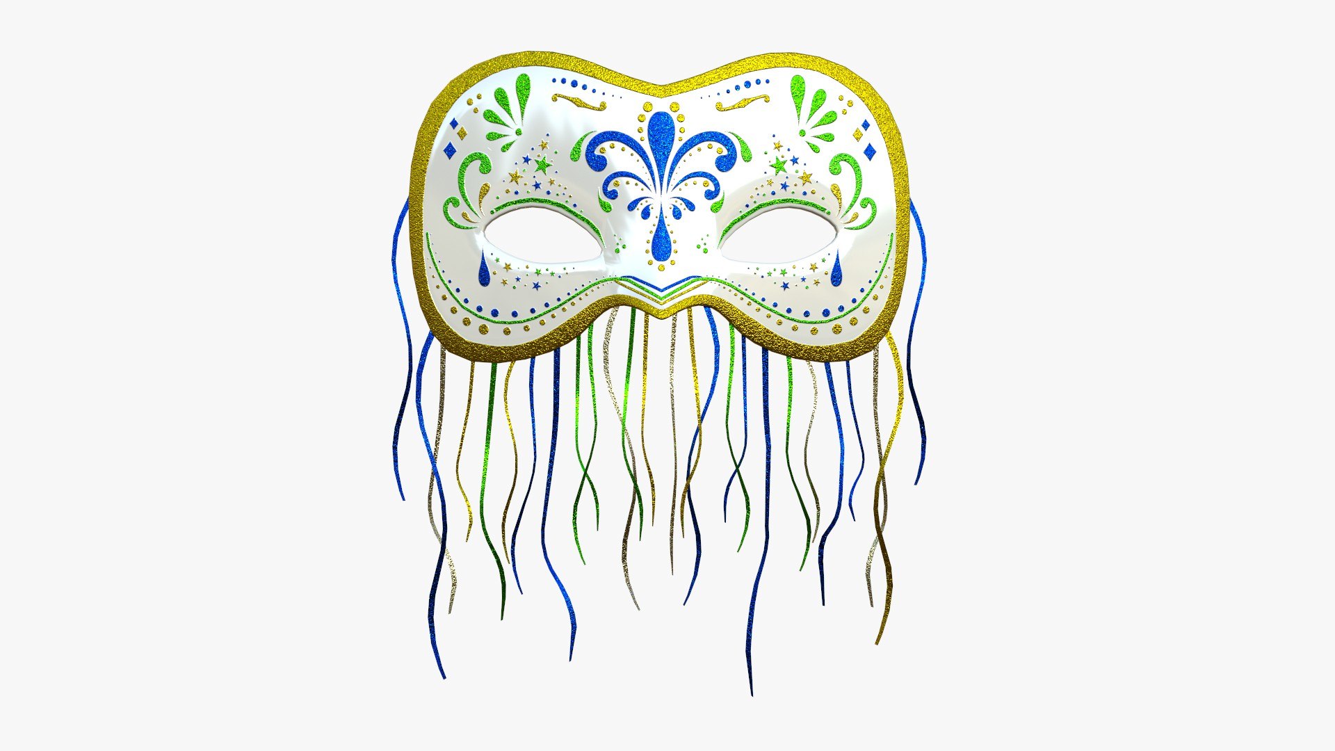 3D model Carnival Mask F03 Brazilian - Costume Character Design ...