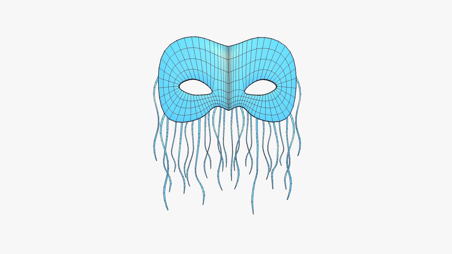 3D model Carnival Mask F03 Brazilian - Costume Character Design ...