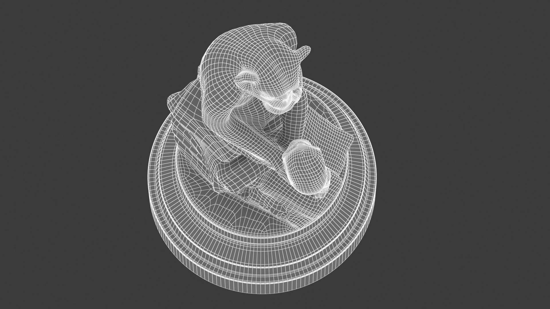 Philosophizing Monkey Low Poly PBR 3D Model - TurboSquid 2128744