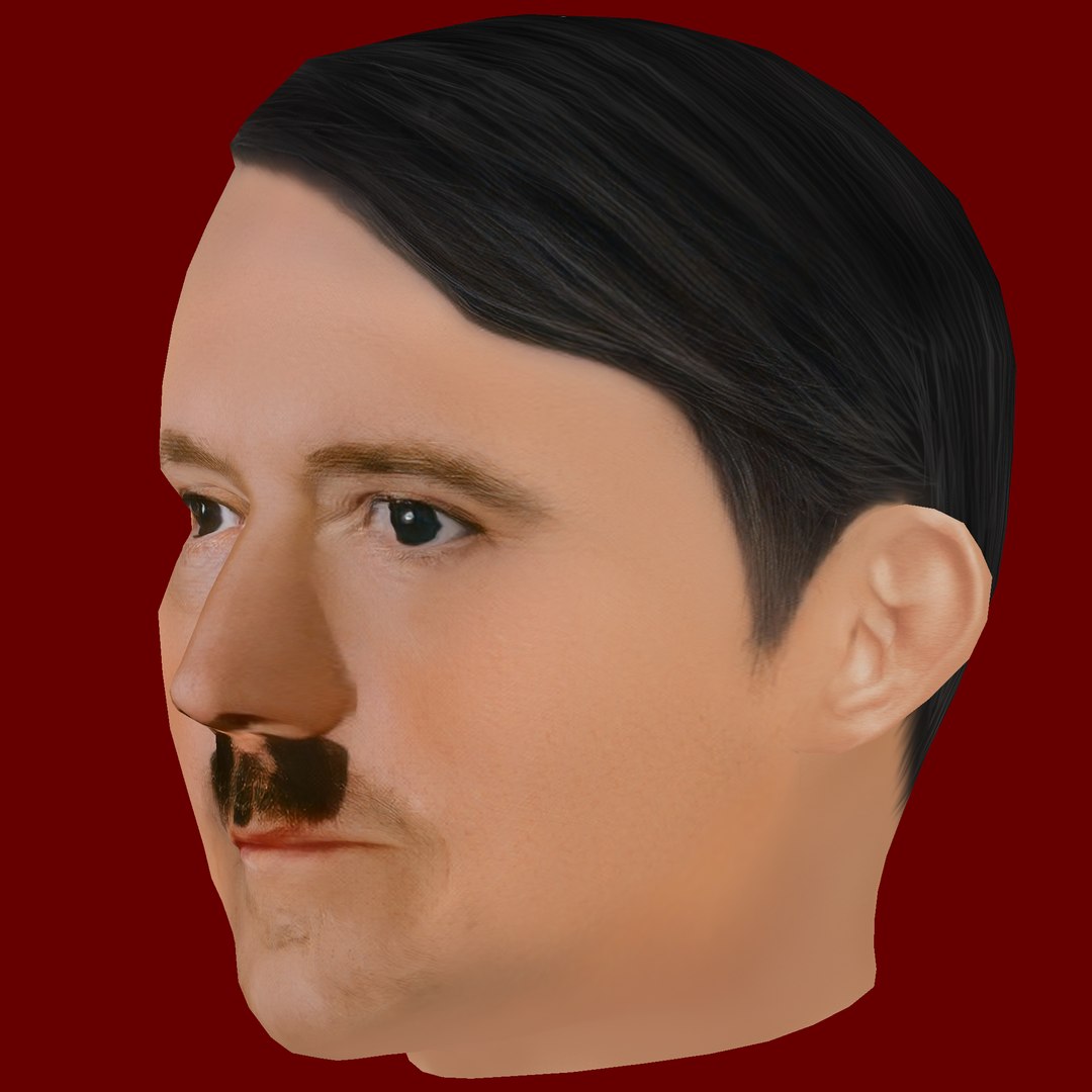Low Poly Head Of Adolf Hitler Model - TurboSquid 2208399