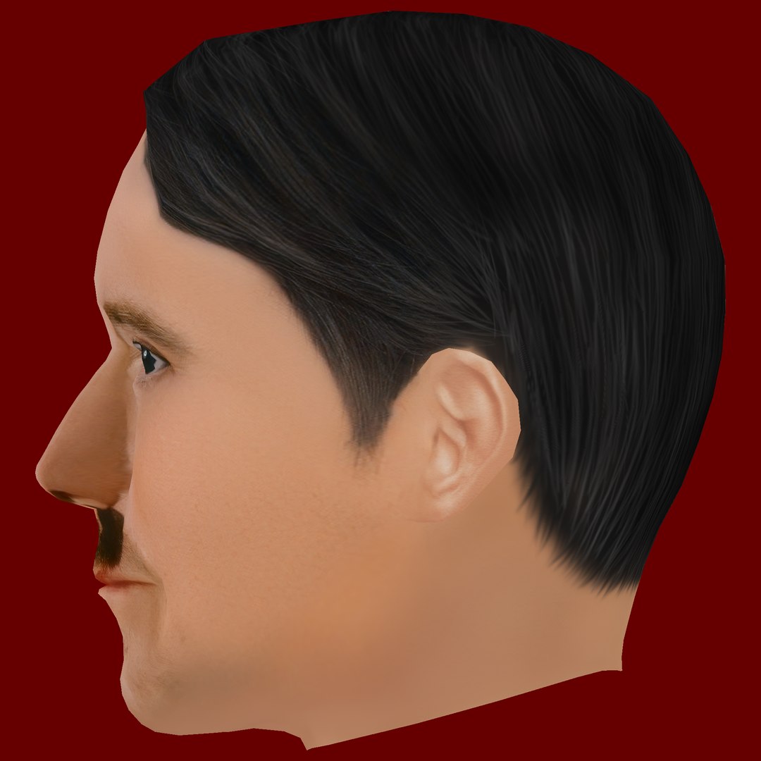 Low Poly Head Of Adolf Hitler Model - TurboSquid 2208399